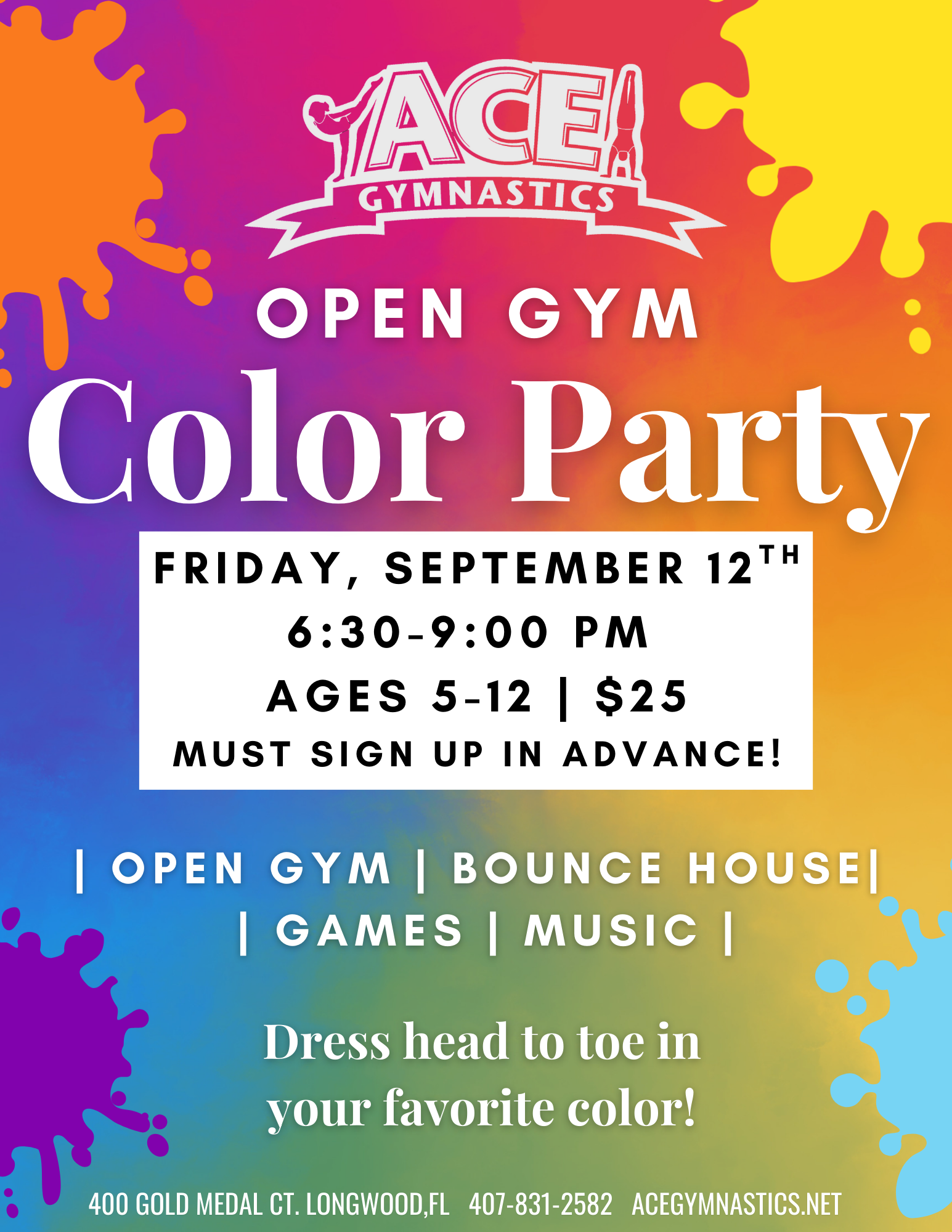Open Gym – ACE Gymnastics